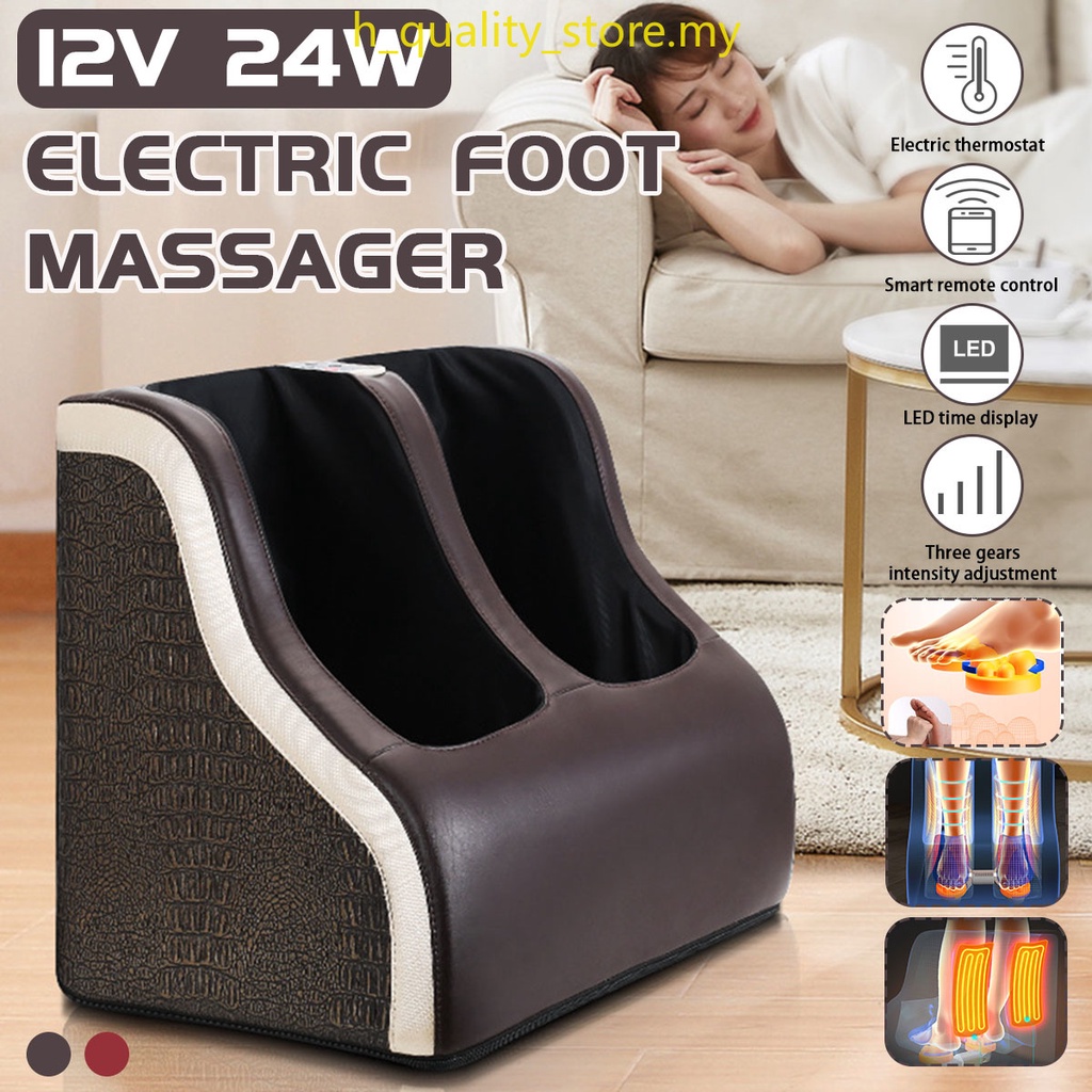 Remote control Electric Heating Foot Massage Device Reflexology Shiatsu ...