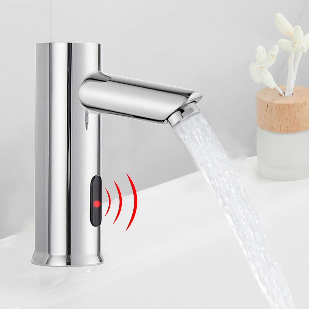 304 Stainless Steel Automatic Infrared Sink Hands Touchless Free Faucet ...