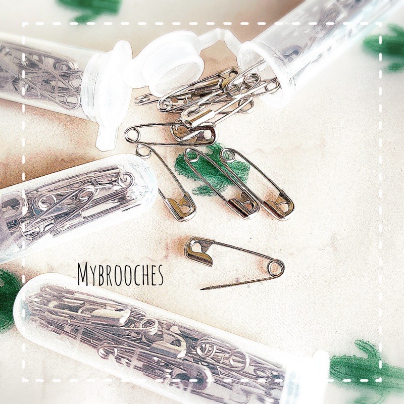 🇲🇾 Ready Stock Korean Safety Pins - 20 pieces | Shopee Malaysia