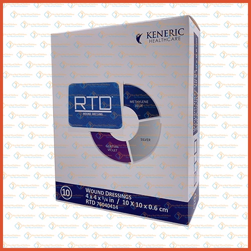 Keneric RTD Wound Dressing 10cm x 10cm x 0.6cm (1 box 10pcs) | Shopee ...
