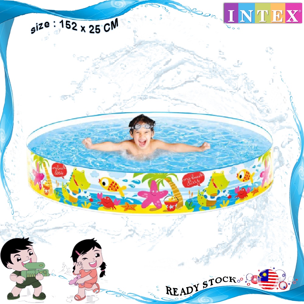 INTEX Kids Swimming Pool Children Play Pool Round Swimming Pool Cute ...