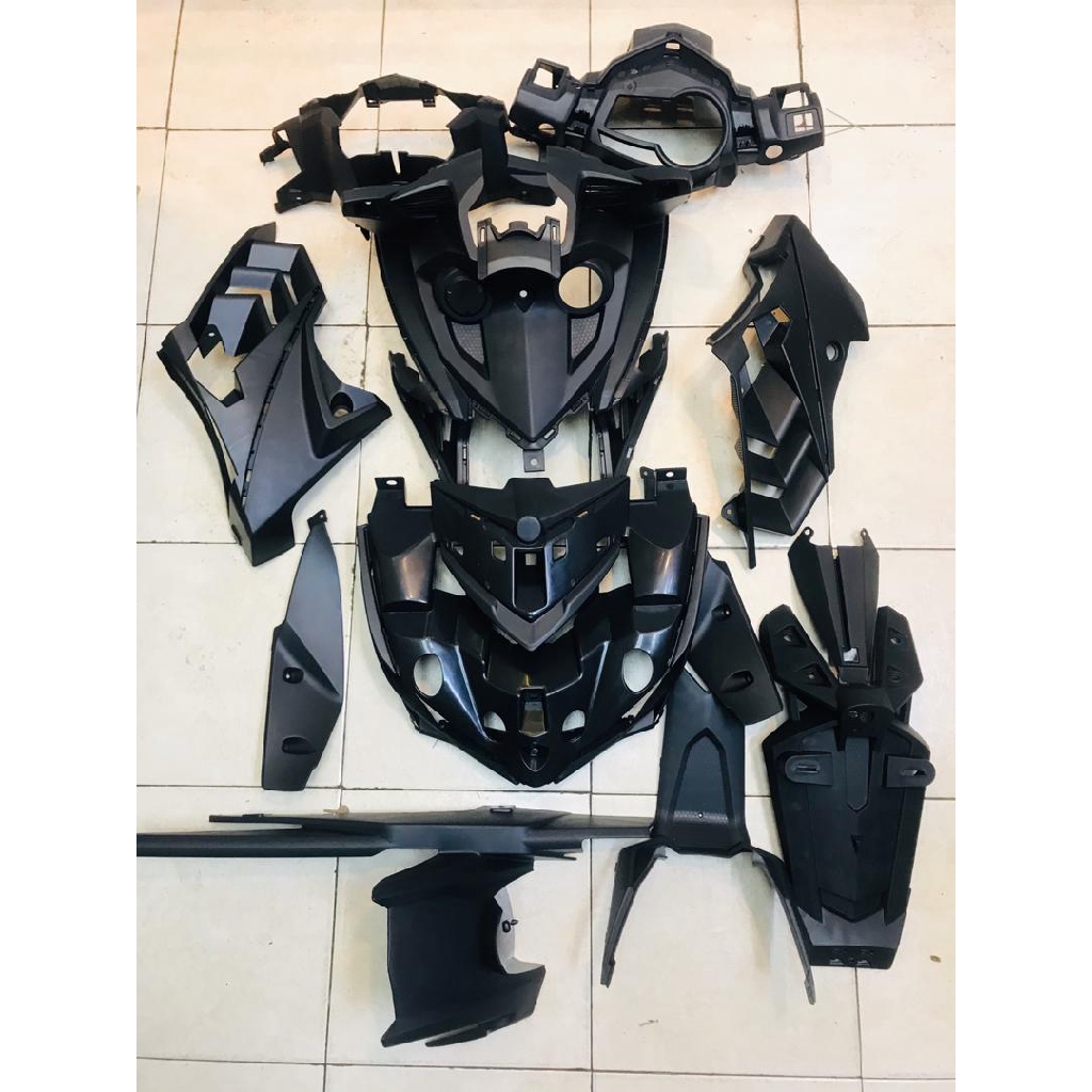 YAMAHA Y15 V1 V2 / Y15ZR V1 V2 INNER COVER HITAM FULL SET 13 PCS | Shopee Malaysia