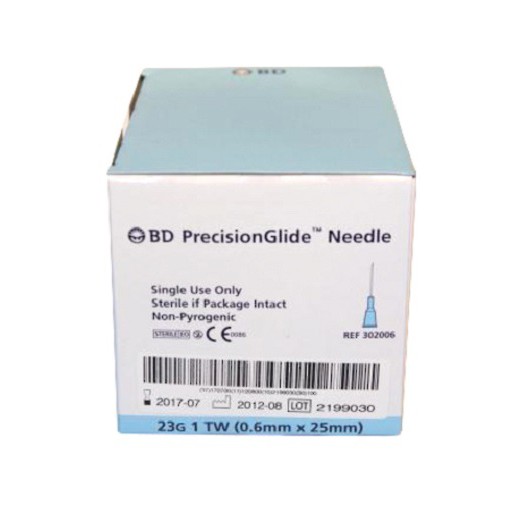 BD PrecisionGlide Needle 23g 1 TW (0.6mm x 25mm) (100's) | Shopee Malaysia