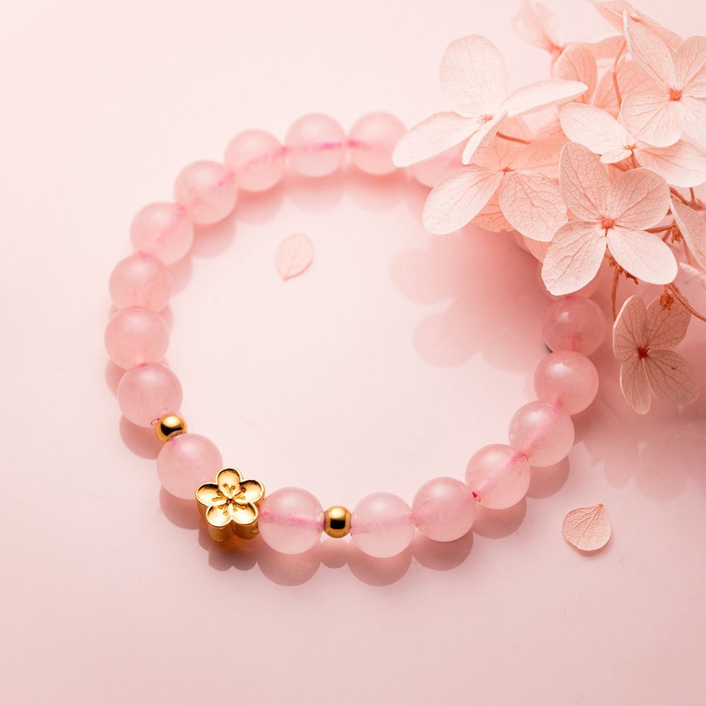 Lè Silber Co.S925 - New Begining Rose Quartz Bracelet Gelang / Rantai ...