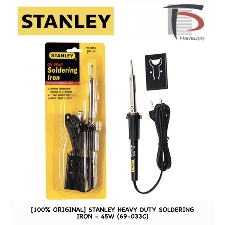 [100% ORIGINAL] STANLEY HEAVY DUTY SOLDERING IRON - 45W (69-033C ...