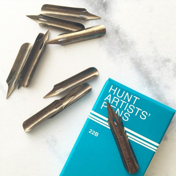 Hunt 22B Nib Specialized for Calligraphy, Drawing, Dip Pen (SPEEDBALL ...