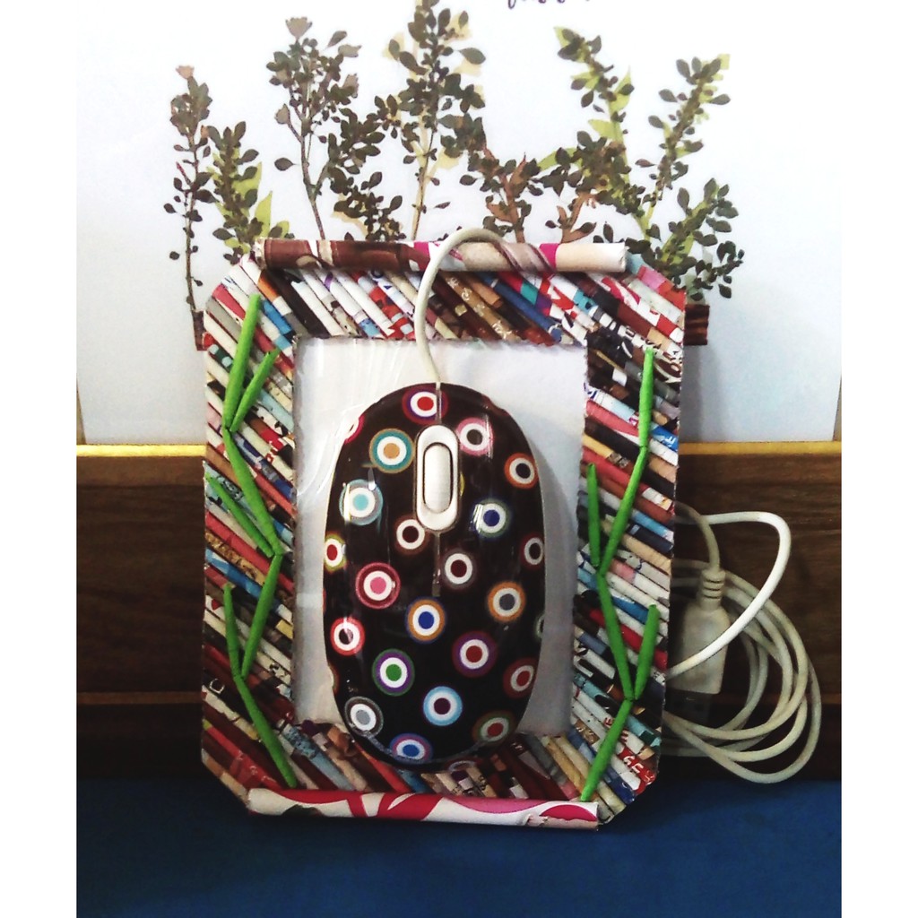 VINTAGE RAINBOW DOTTED CDR KING COMPUTER MOUSE W/ 3R ENVIRONMENTAL ...