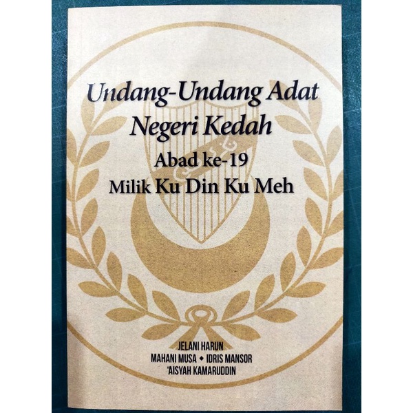 ZBH. Undang-undang Adat Negeri Kedah Abad ke-19 Milik Ku Din Ku Meh ...