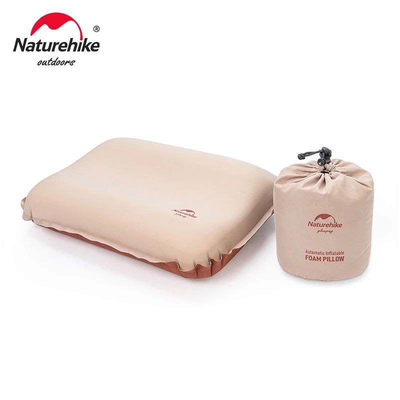 Naturehike- NH21ZT001 3D Automatic Inflatable Sponge Pillow For Travel ...