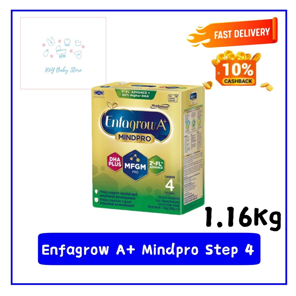 Enfagrow A+ MindPro 2FL Step 4 Original / Vanilla - 1.16kg (Milk ...
