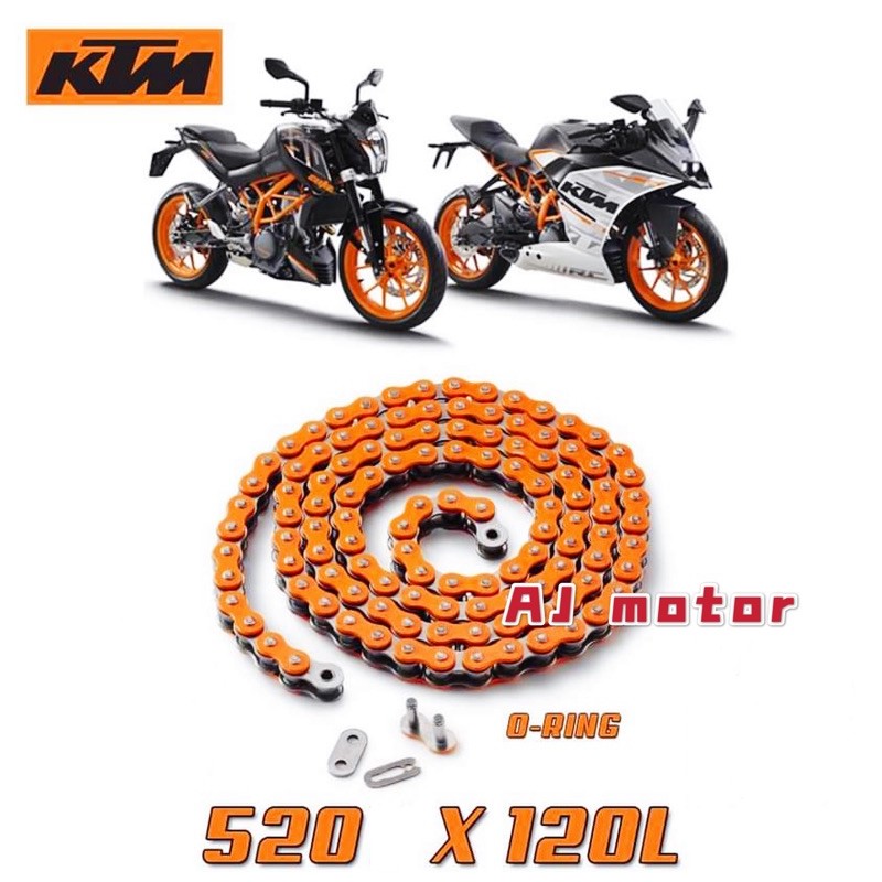 KTM CHAIN 520H x 120 O-RING DUKE200 DUKE250 DUKE390 RC200 RC390 RC DUKE ...