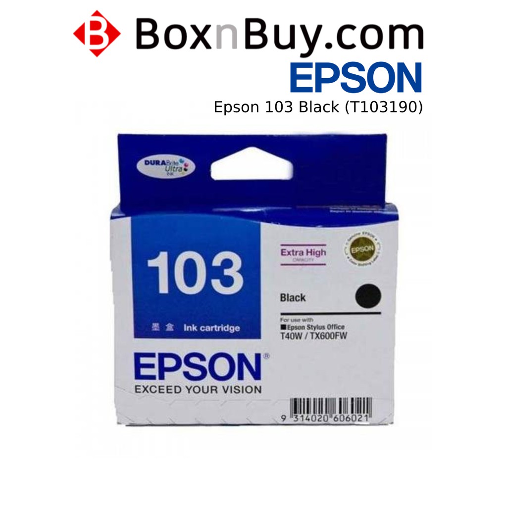 Epson 103 Black (T103190) | Shopee Malaysia