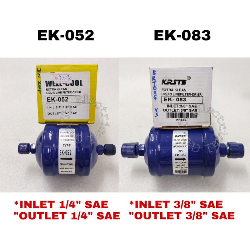 Heavy Duty Krste Extra Klean EK-052 1/4" / EK-083 3/8" Liquid Line ...