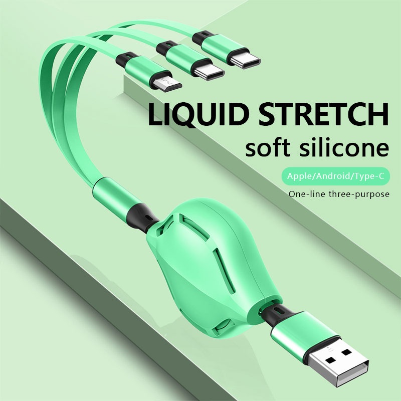 Type C Cable Super Fast Charging Data Line Adjustable Universal Data ...