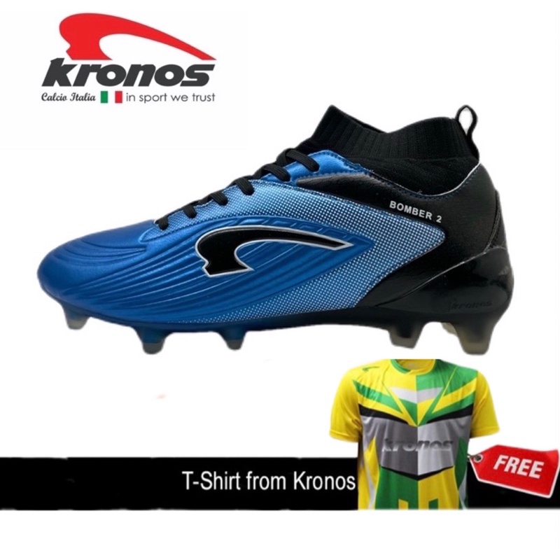 Kronos BOMBER high cut leather soccer boot KFM3 19230 | Shopee Malaysia