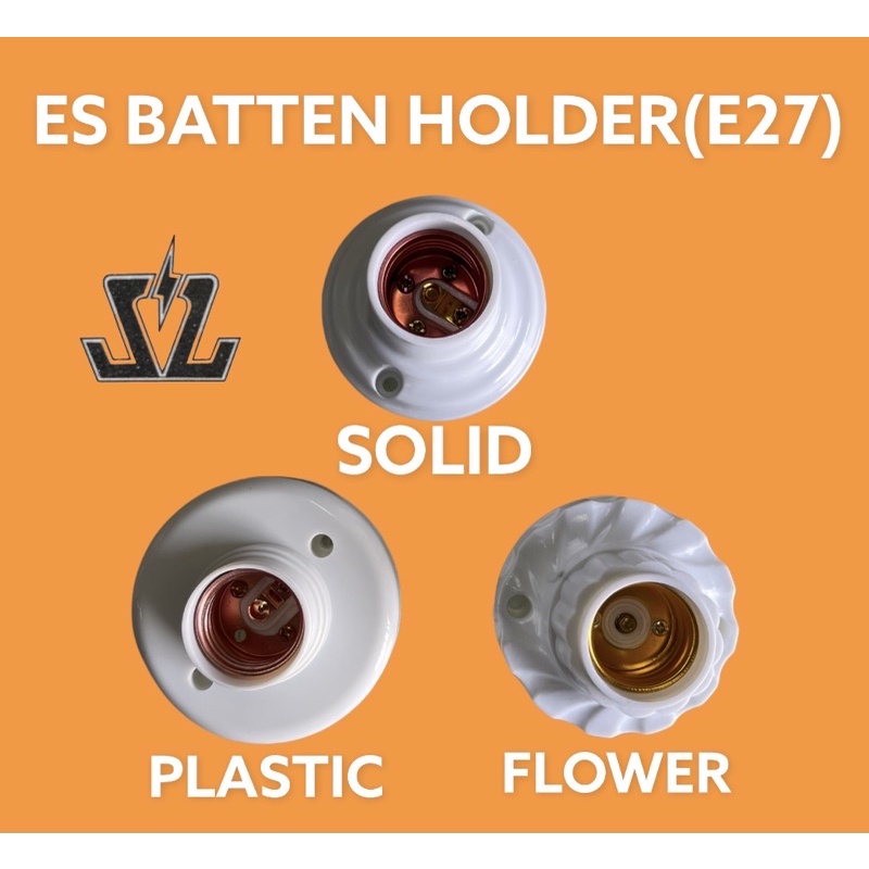 ES E27 BATTEN HOLDER (Screw Types) | Shopee Malaysia
