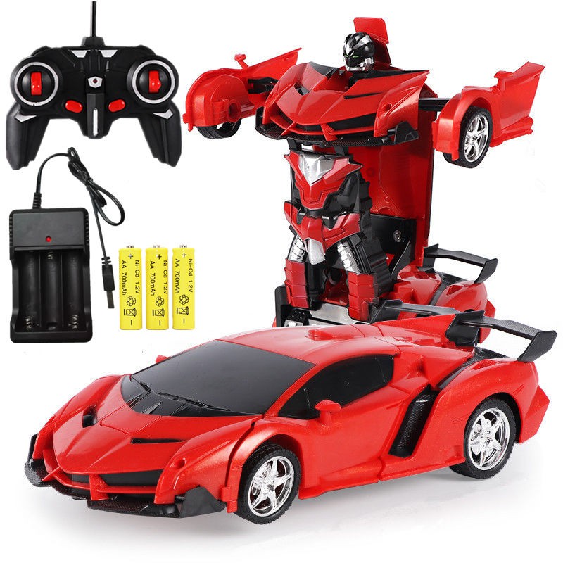 Remote Control 2 in 1 Transformation Car Robot 4in1 Titan ...