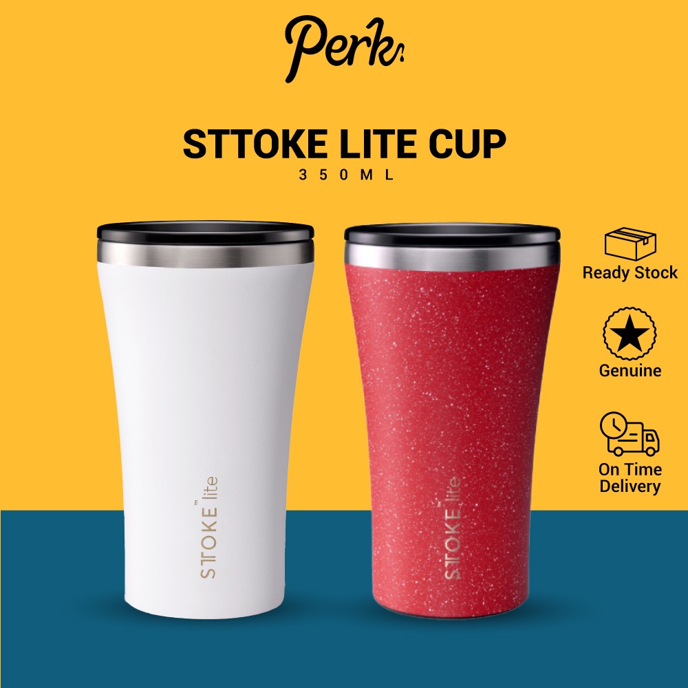 Sttoke Lite Cup - Frost White/Sugar Red (340ml) | Shopee Malaysia