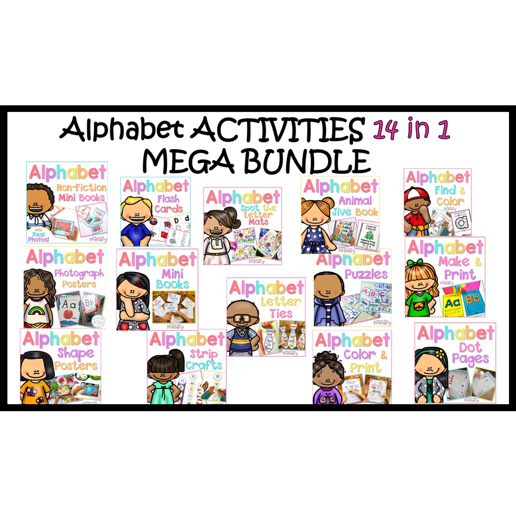 Alphabet ACTIVITIES 14 in 1 MEGA BUNDLE | Shopee Malaysia