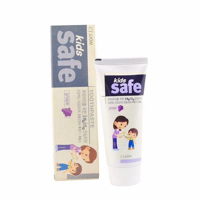 Cj Lion Kids Safe Grape children's toothpaste 90g | Shopee Malaysia