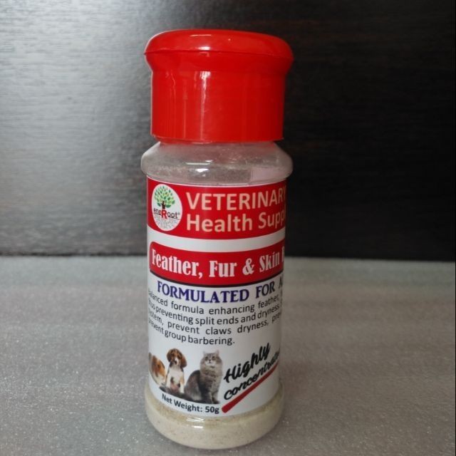 Feather/Fur/Skin Enhancer 50g (dog, cat, rabbit, guinea pig, bird, pet ...