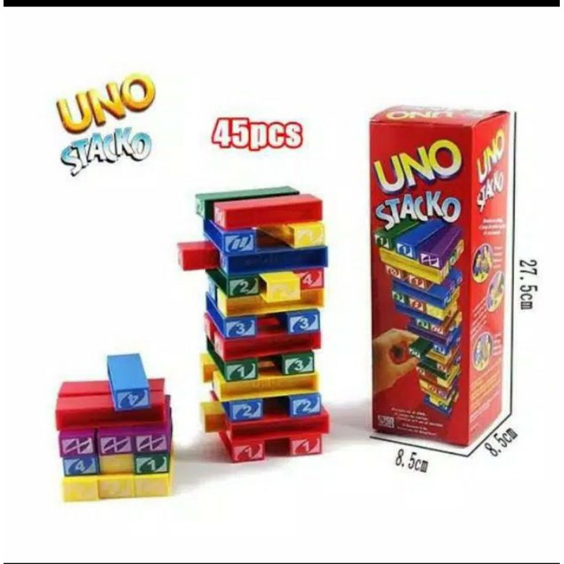 Uno stacko toy Building blocks 45 pcs | Shopee Malaysia