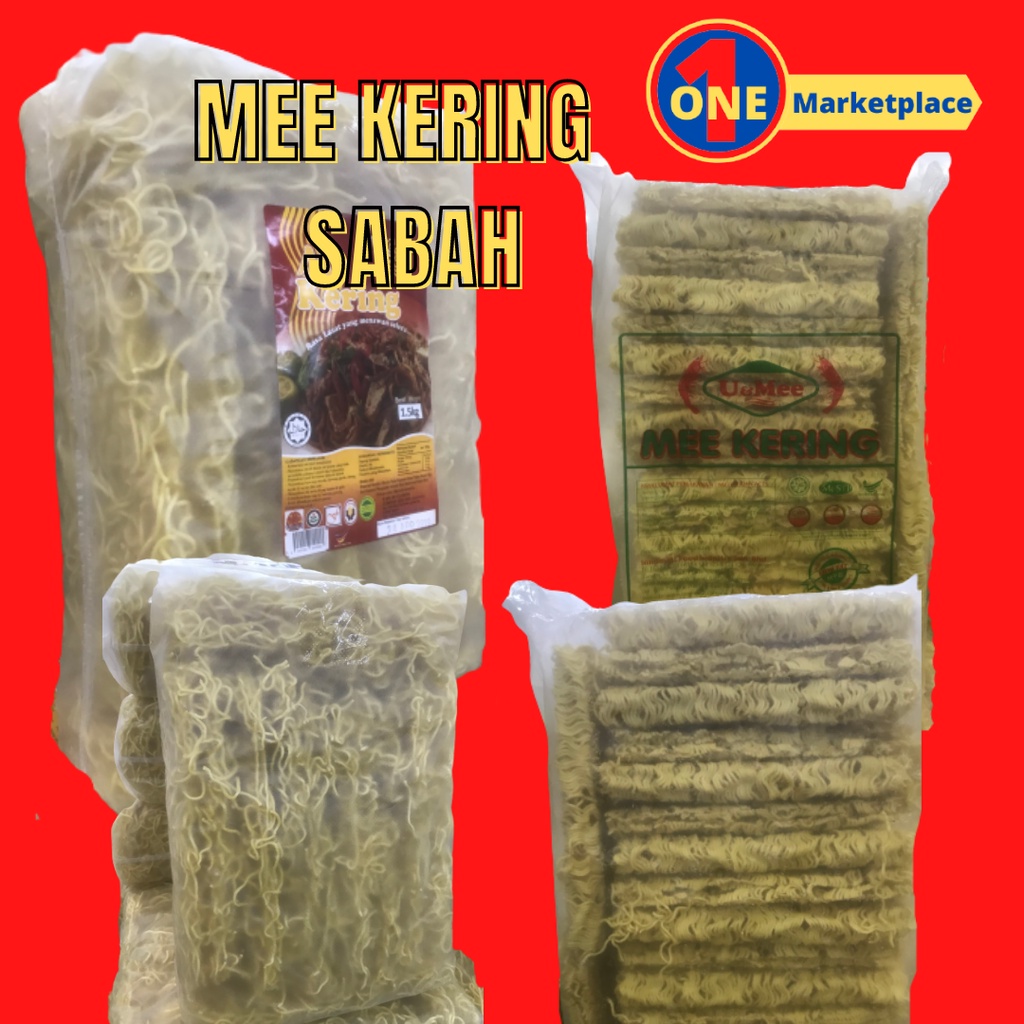 [ Mee kuning Sabah ] - Mee Kering Tawau - Mee Kering Cap Udang 3kg/1 ...