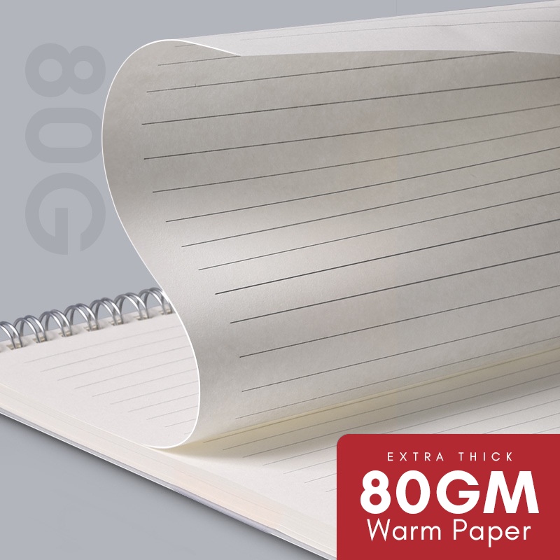 WHITESPACE 160pgs A5 B5 A4 Transparent Flip Up Sketchbook Notebook ...