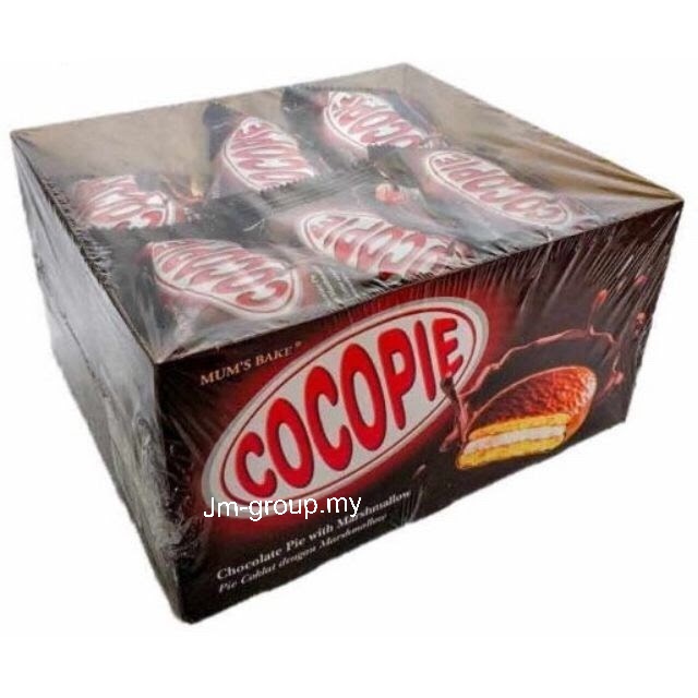 Mum's Bake Cocopie Cake 25g x 24 pcs ( Chocolate , Strawberry , Dark ...