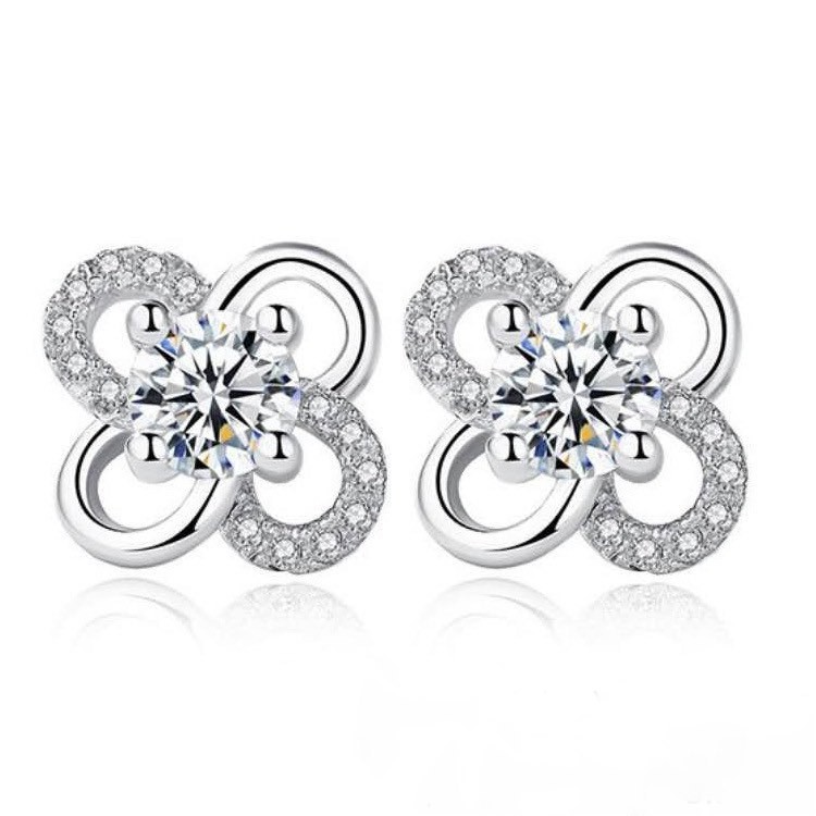 925 Silver Earrings Anting Earrings Korean Earing Silver 925 Earing Set ...