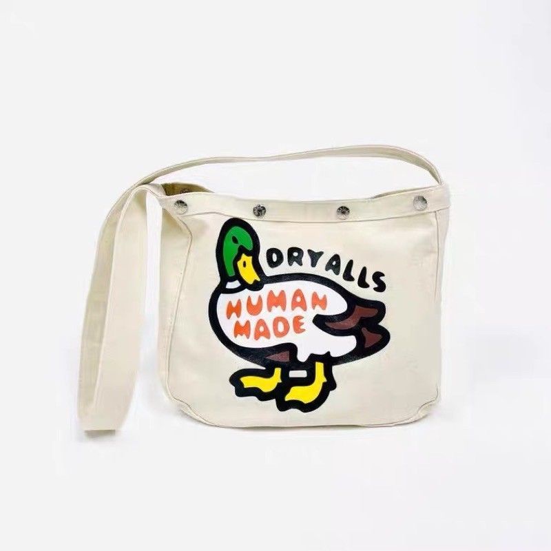HUMAN MADE Double-sided Bape Aape Sling bag Motosikal Crossbody Bag ...