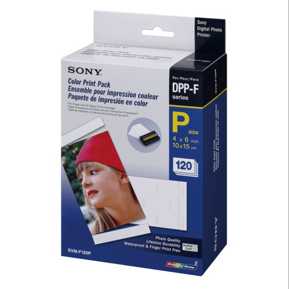 SVM-F120P SONY PRINTER PAPER - COLOUR PRINT PACK 120PCS/10PCS | Shopee ...