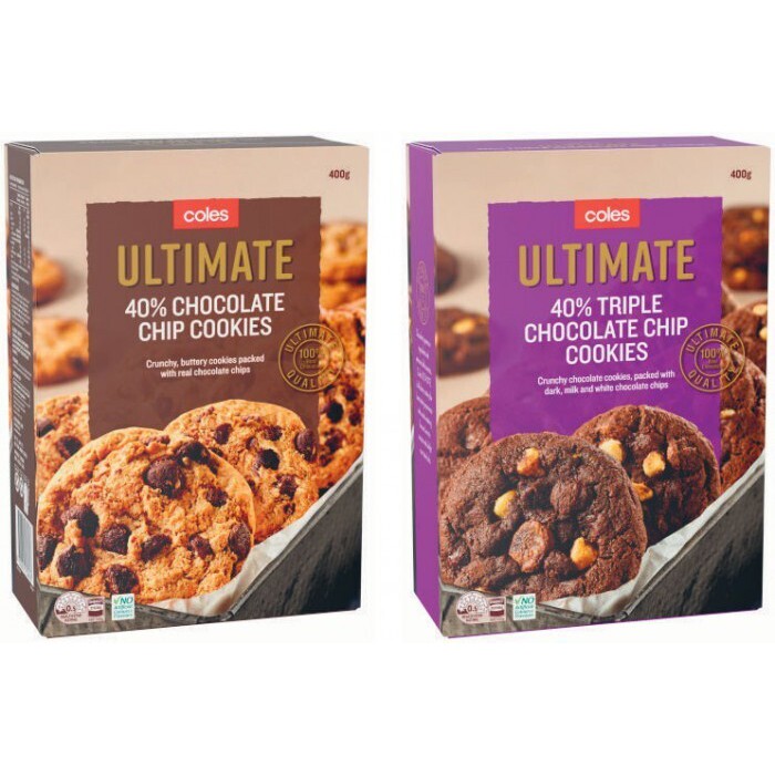 Coles Ultimate Chocolate Chip Cookies 400g | Shopee Malaysia