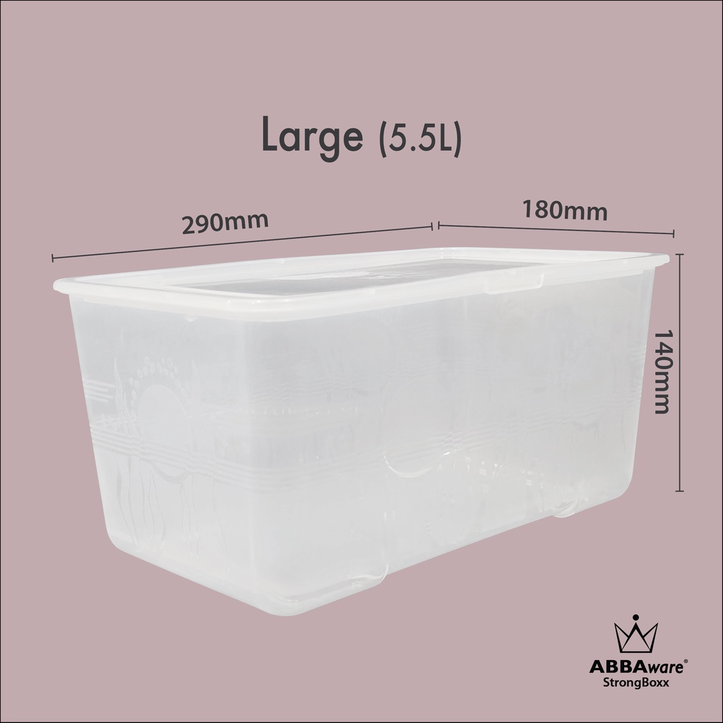 Abbaware Clear Mini Storage Box Transparent /Multipurpose Box /Kotak ...