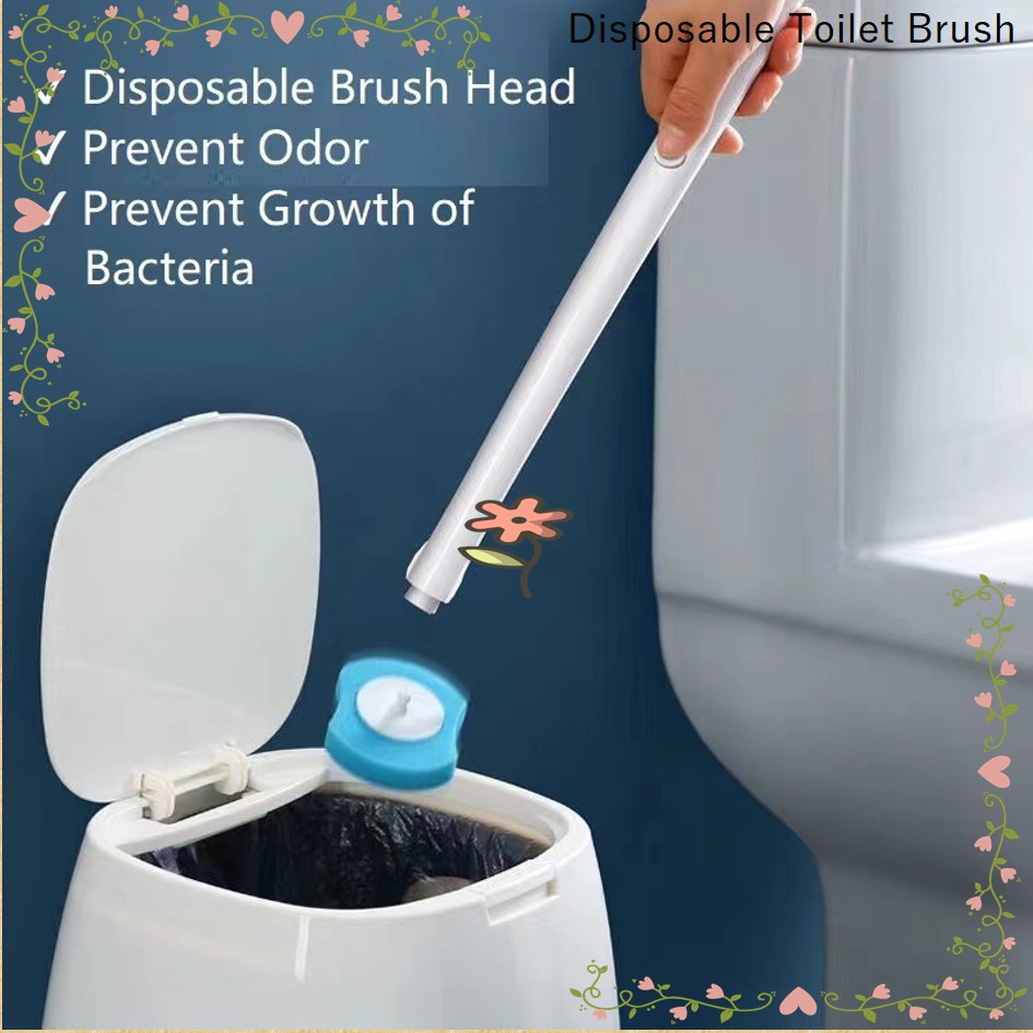 Tandas Berus Disposable Toilet Brush Multipurpose Cleaning Tool Hygiene ...