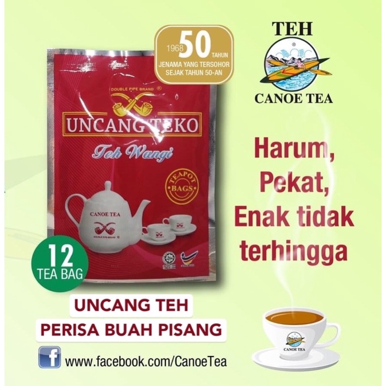 Uncang Teh Perisa Buah Pisang Pot Bag (12 Sachets x 2g) x 12 pack ...