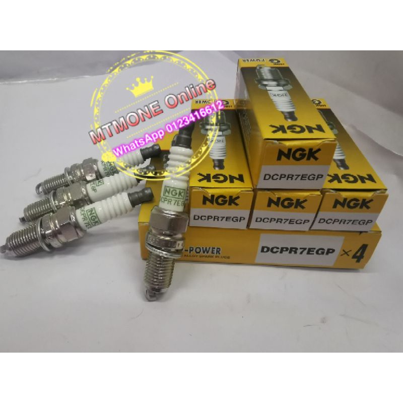 (100% Original NGK) Perodua Alza/Myvi 2007-2017 DCPR7EGP Platinum Spark ...