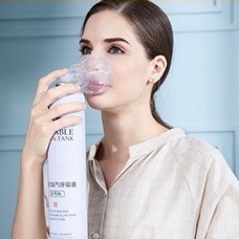 💯O-MILLA Portable [99.6% Oxygen] 1000ml/Oxygen Tank/Botol Pernafasan ...