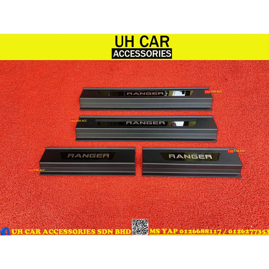 FORD RANGER T9 2022 XL XLT WILDTRAK OEM DOOR SIDE STEP SILL PLATE SCUFF ...