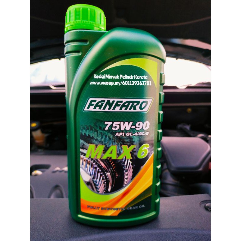SCT Manual Gear Oil Fanfaro Max 6 75w90 Fully Synthetics (1L) | Shopee ...