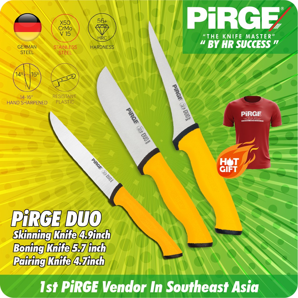 [Ready Stock] PiRGE DUO SET PISAU LAPAH - PISAU PAIRING -PISAU SKINNING ...