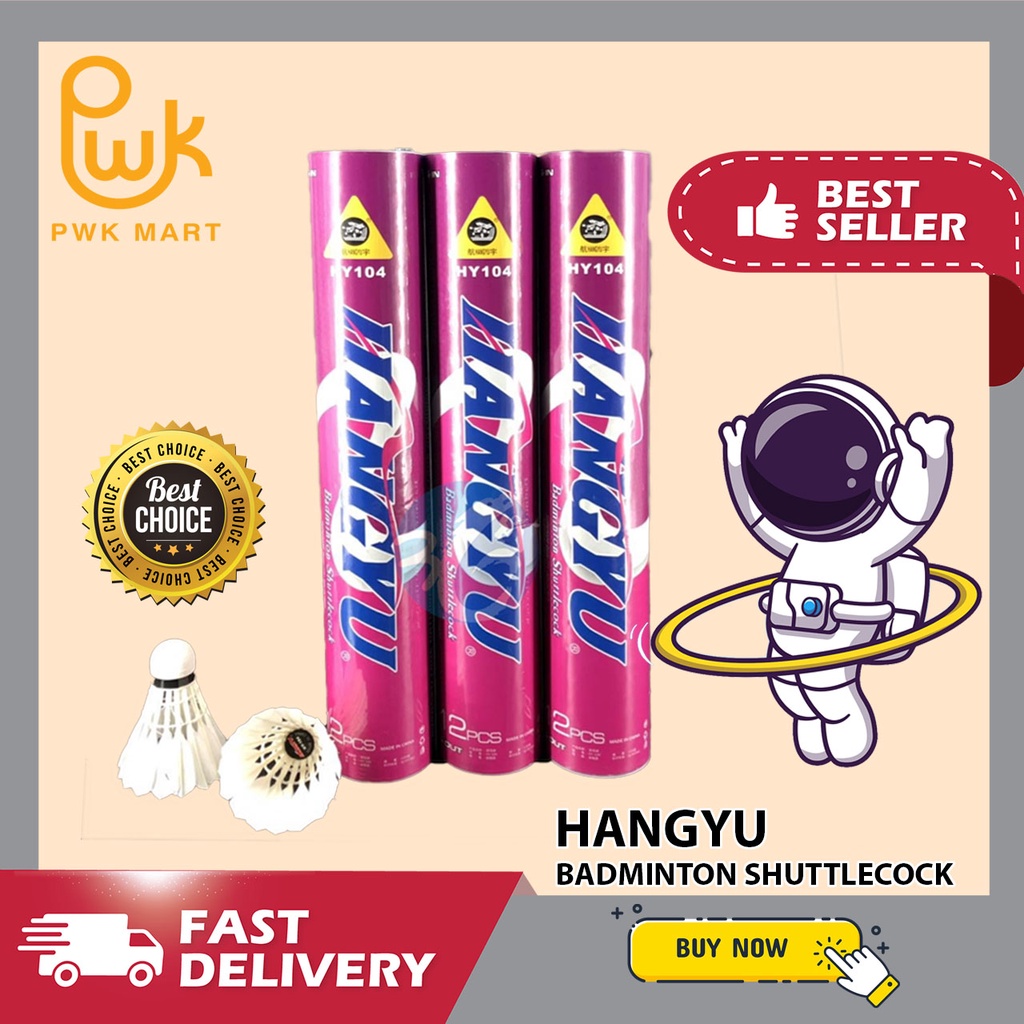 🔥READY STOCK🔥HANGYU BADMINTON SHUTTLECOCK HY104 Bola Badminton Murah ...