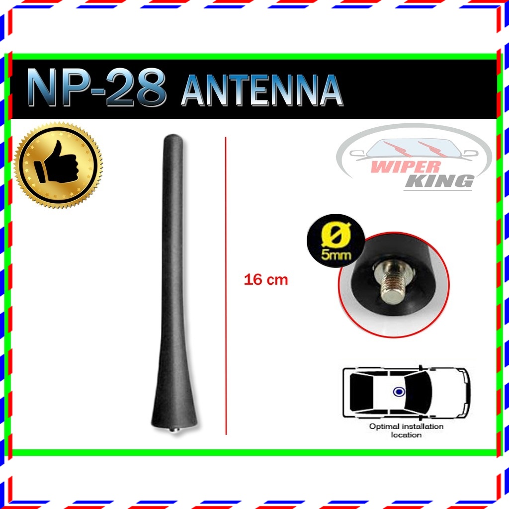 Nippon Power NP-28 Replacement Antenna Mast AM / FM (16 cm) | Shopee Malaysia
