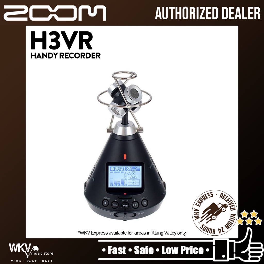 Zoom H3-VR - 360 Virtual Reality Audio Recorder (H3VR/H3 VR) | Shopee ...