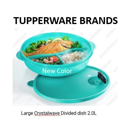 Tupperware Microwaveable Large Crystalwave Divided Dish 1.4L ( NEW ...