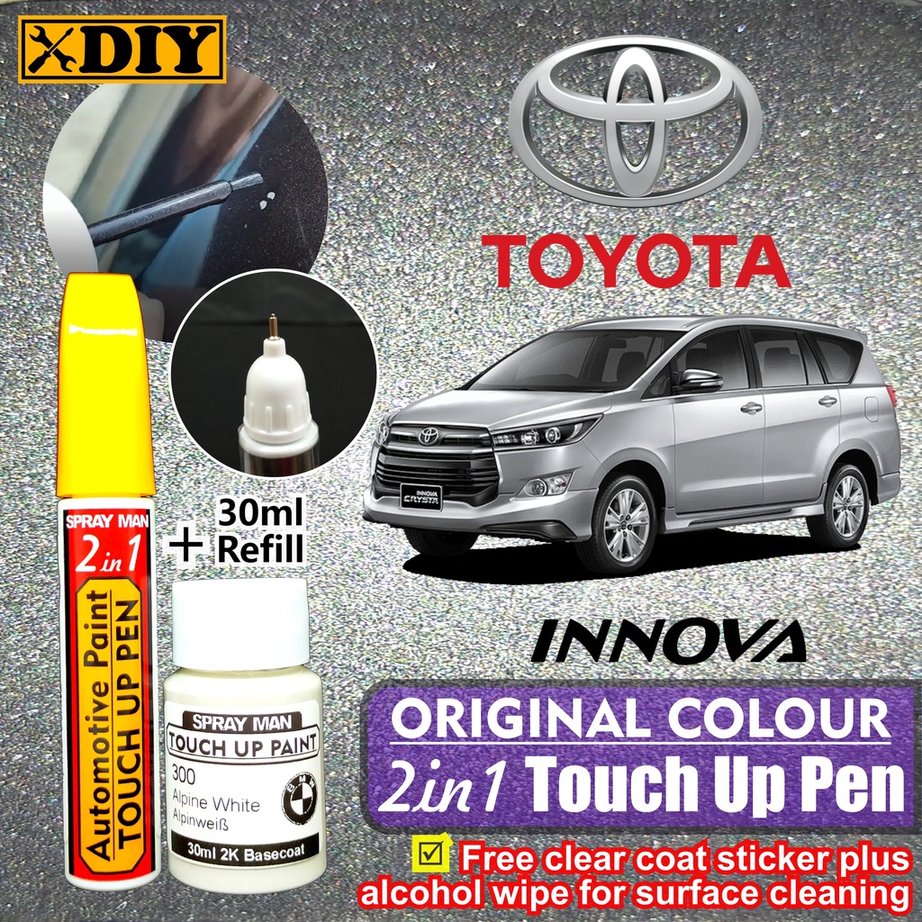 Toyota Innova 2in1 Touch Up Pen Original Colour Automotive Paint ...
