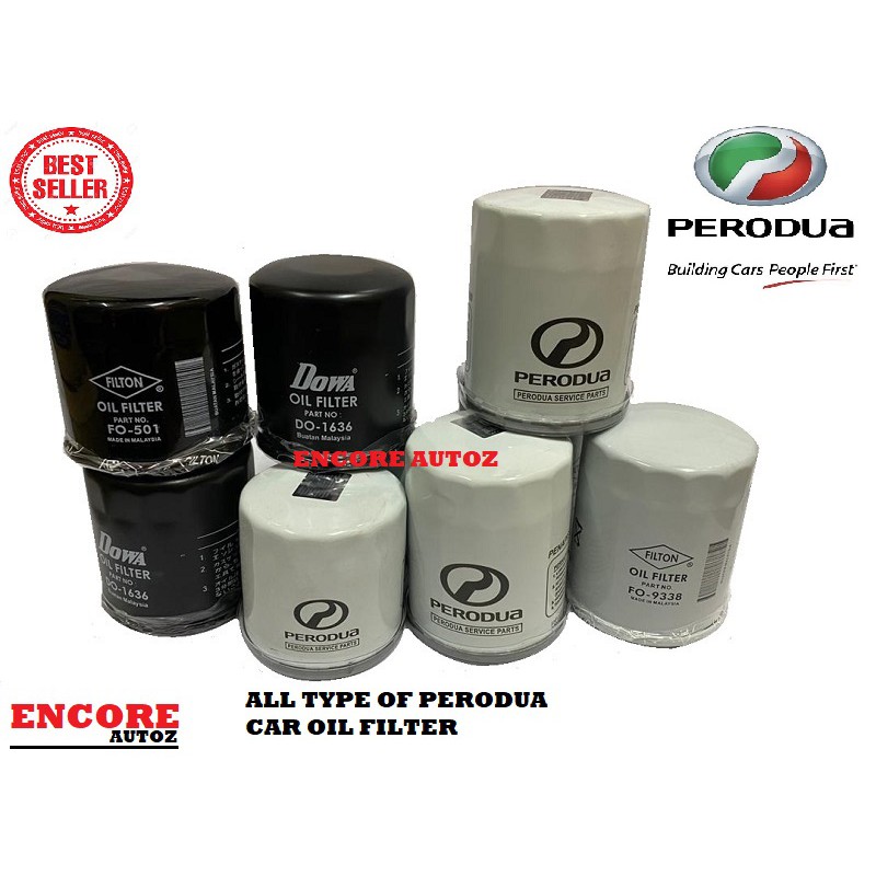 PERODUA OIL FILTER KANCIL KENARI KELISA KEMBARA MYVI ALZA AXIA BEZZA ...