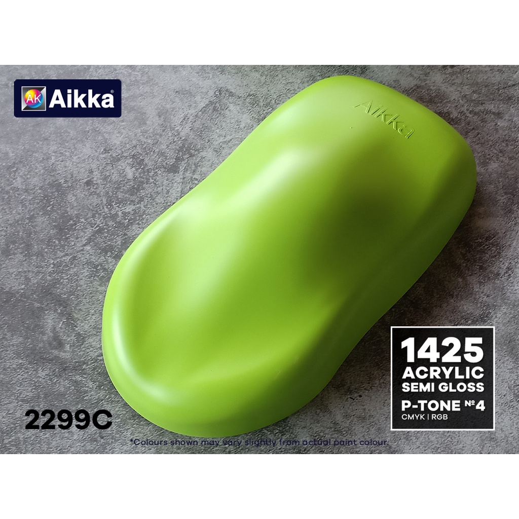 AIKKA Paint PANTONE Colour 2299C / 1425 ACRYLIC SEMI GLOSS PAINT ...