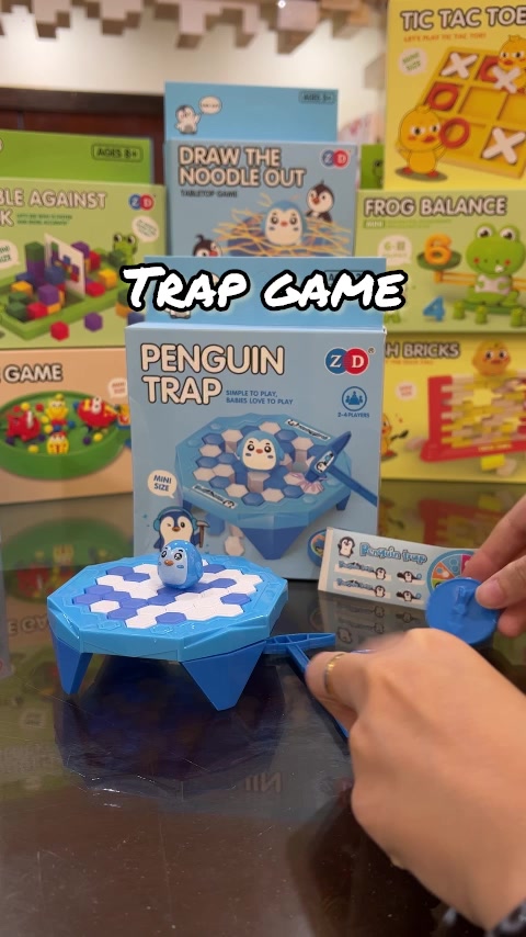 Kids Board Game Party Family Tabletop Games Educational Toy Duck Frog ...