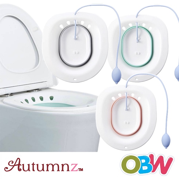 Autumnz Sitz Bath (With Pump) - Grey, Pink, Turquoise | Set Bertangas ...